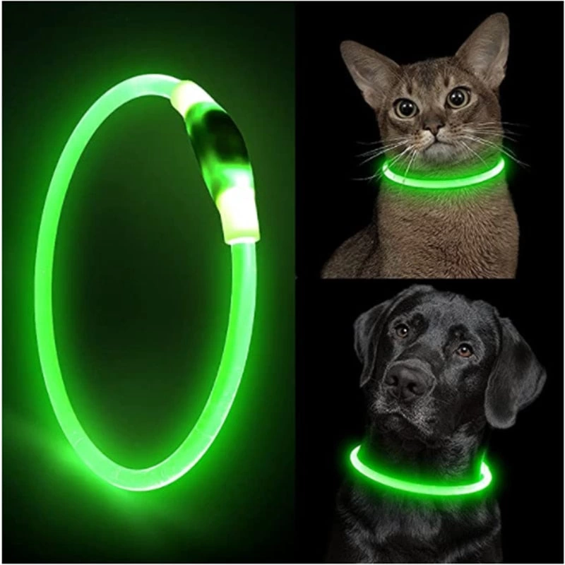 "Light Up Your Pup's Night with Our LED Glowing Dog Collar! ? Keep Your ...