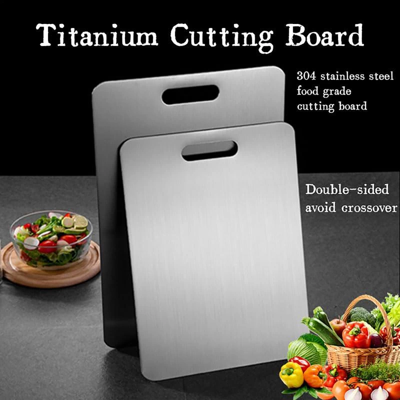 Titanium Kitchen Cutting / Chopping Board, Double-Sided, Heavy Duty ...