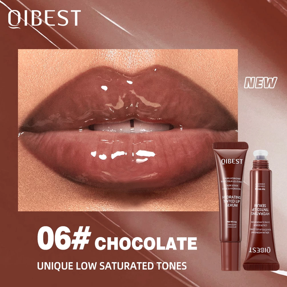 QIBEST Watery Crystal Clear Jelly Lip Oil Lip Balm Moisturizing ...