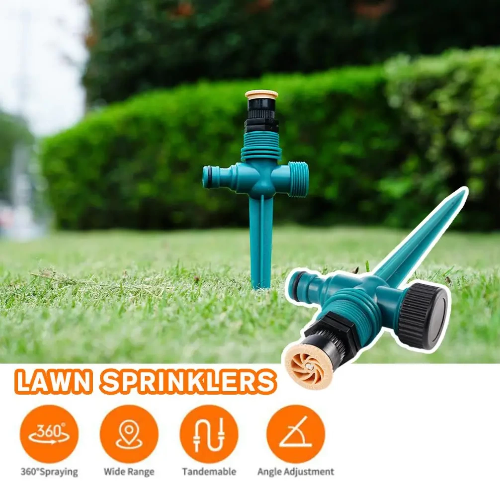 Garden Sprinkler 360° Rotation Irrigation Watering System Agriculture ...