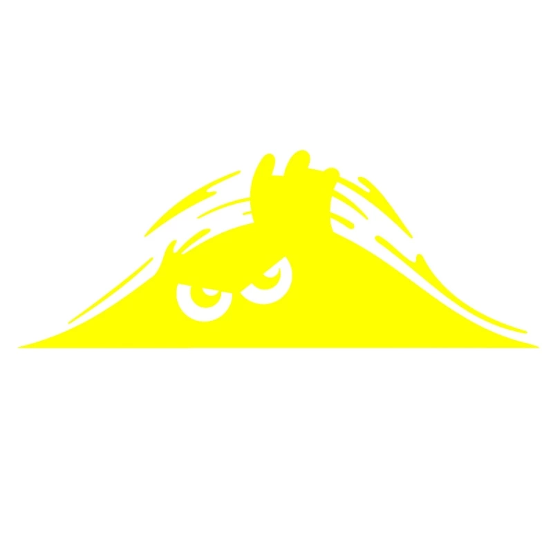 3D Dune Sand Monster Peeking Peering Car Sticker Creative Funny Vinyl ...