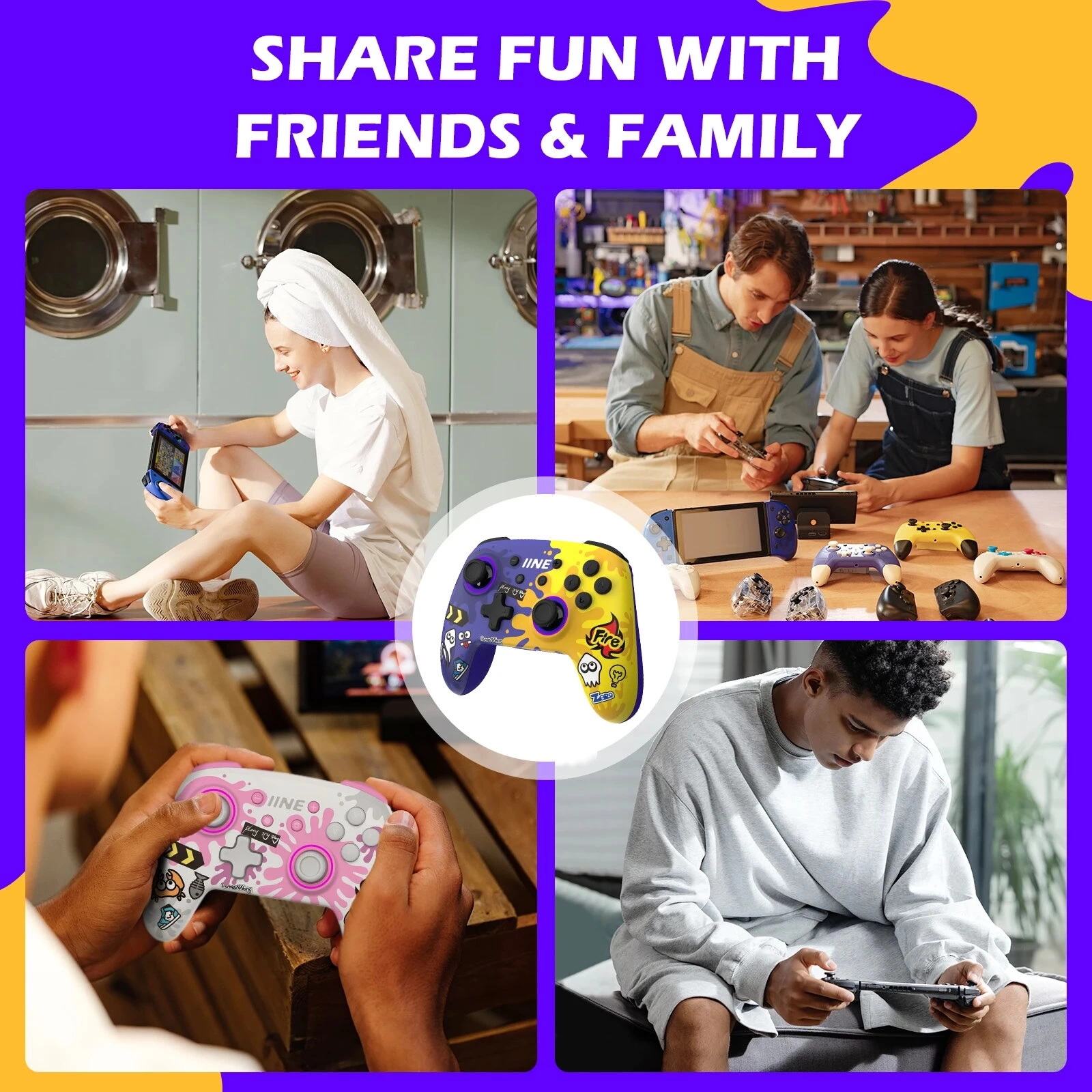 IINE Splatoon Wireless Controller | HomeMadeTech