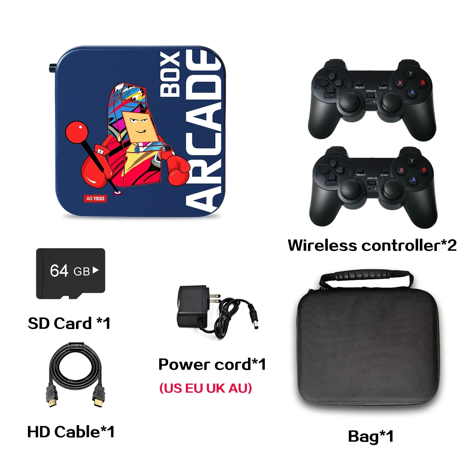 Arcade Emulator Game Console PS1/DC/N64 50000+Games | GEN X