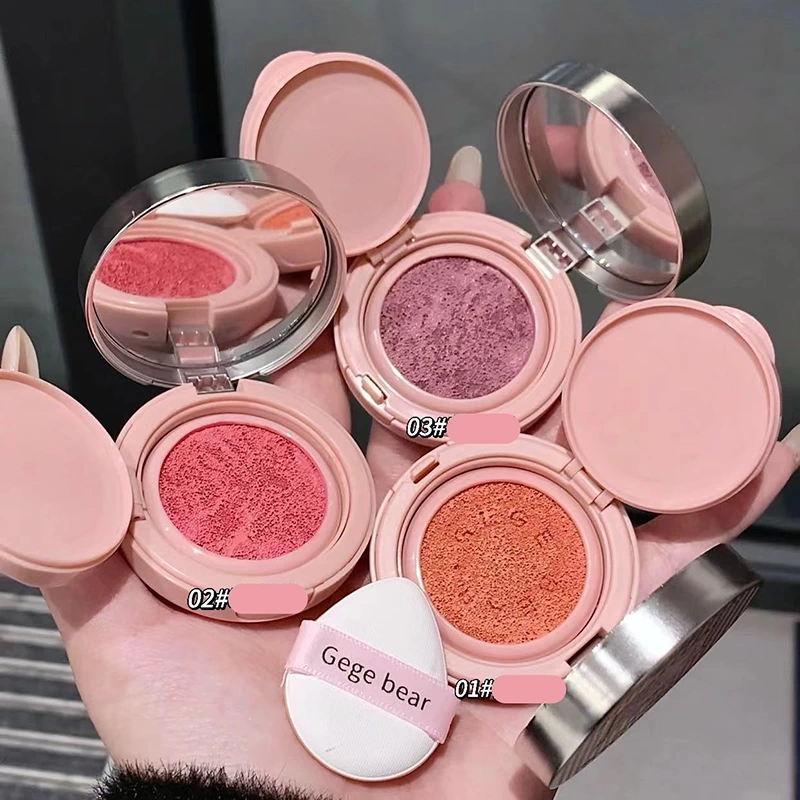 Cute Liquid Blusher Air Cushion Nude Natural Face Brighten Apricot ...
