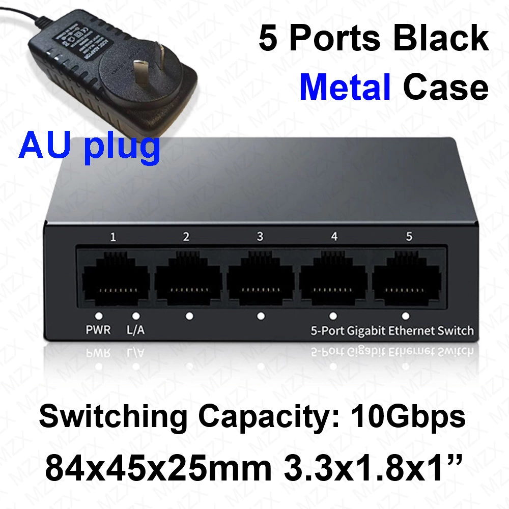 1000Mbps Gigabit Network Switch 5 Ports Switcher RJ45 Hub Mini Ethernet ...