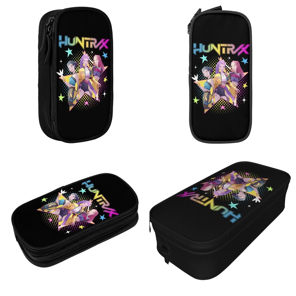 Huntrix Kpop Demon Hunters Pencil Case New Zoey Rumi Mira Pen Bag Girls ...