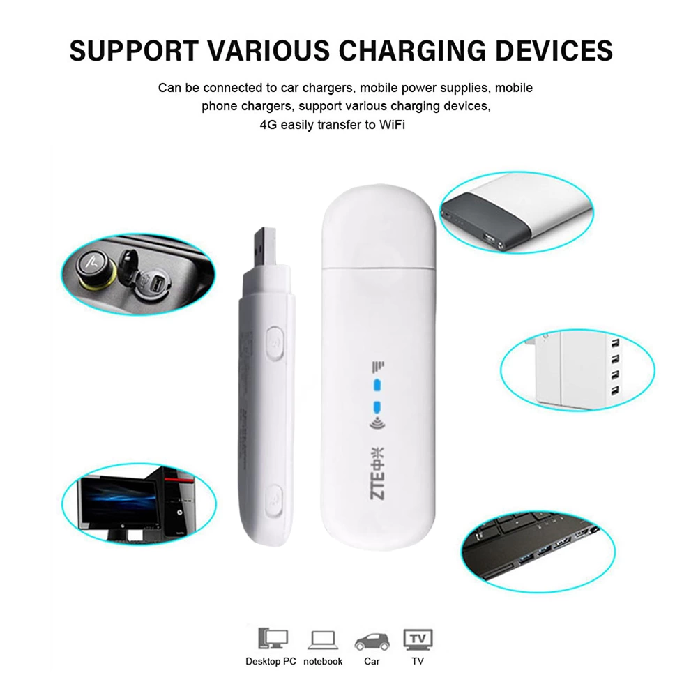ZTE MF79U 4G LTE USB Proket WiFi Router 150Mbps Mobile Router Mobile ...